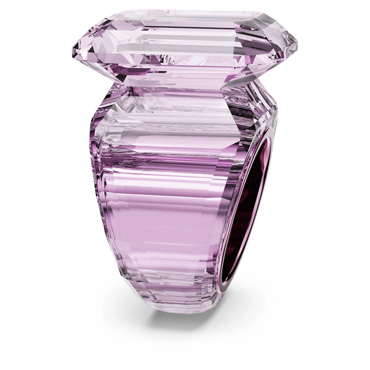 Lucent cocktail ring Octagon cut, Pink | Shukha Online Store