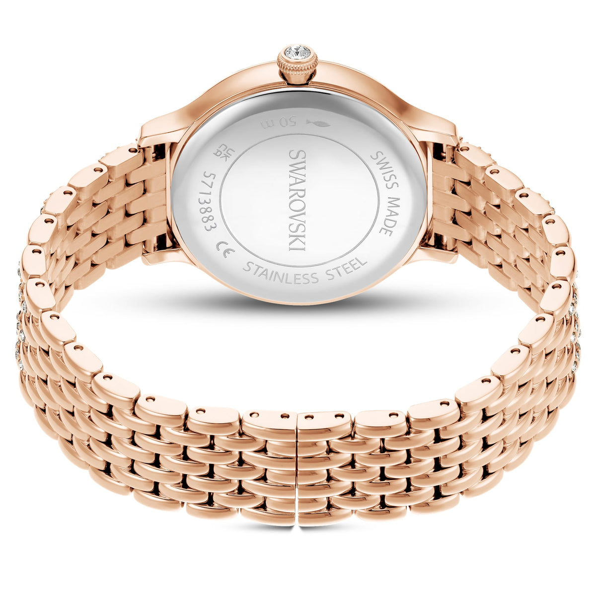 Imber watch Swiss Made, Metal bracelet, Rose gold tone, Rose gold-tone ...