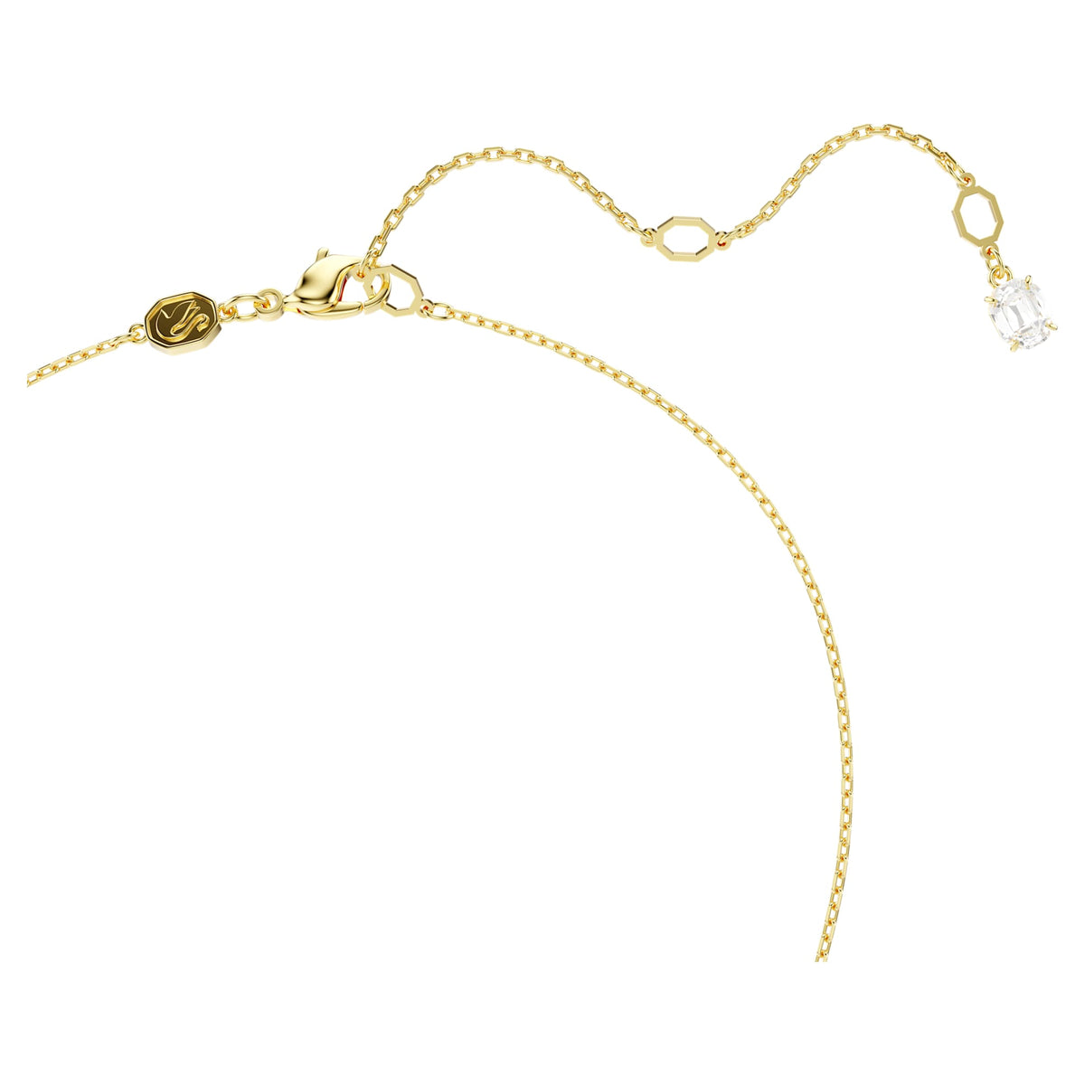 Stilla pendant Square cut, White, Gold-tone plated | Shukha Online Store