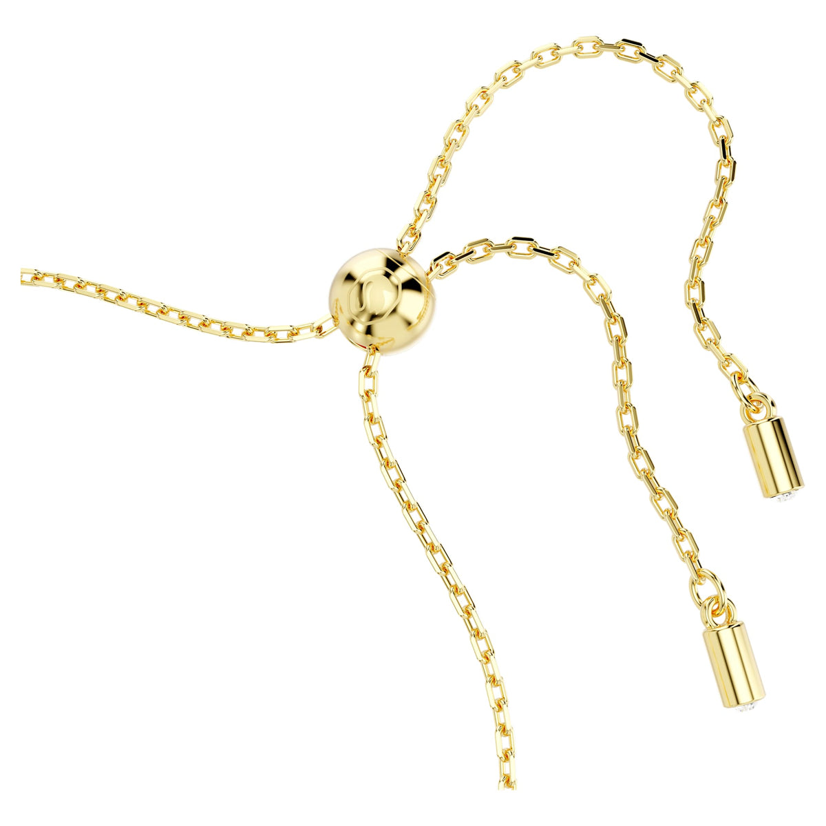 Symbolica bracelet Clover, evil eye and horseshoe, Blue, Gold-tone ...